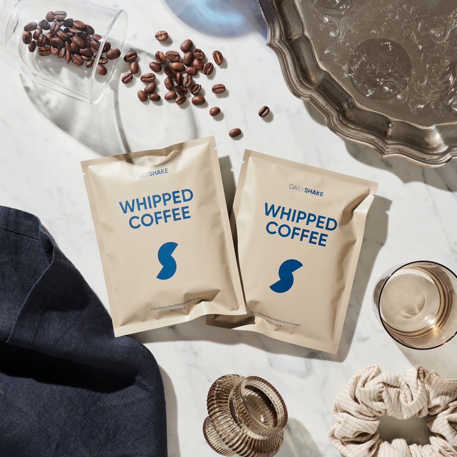 Whipped Coffee | 2 Single Sachet Meal Replacement | Supports Energy ...