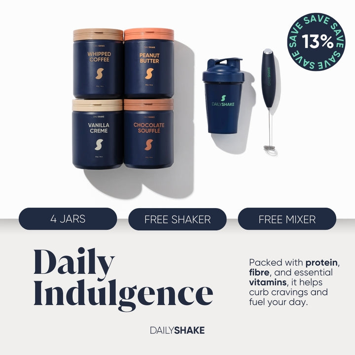 Daily Indulge Pack | 4 Jars x 500g Meal Replacement | Complete ...